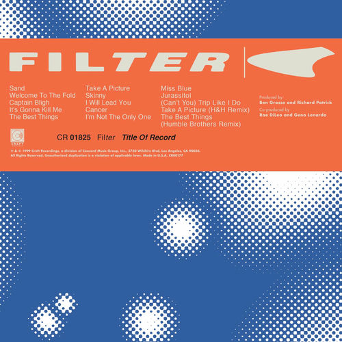 Filter - Title Of Record (Expanded Edition) : chansons et paroles | Deezer